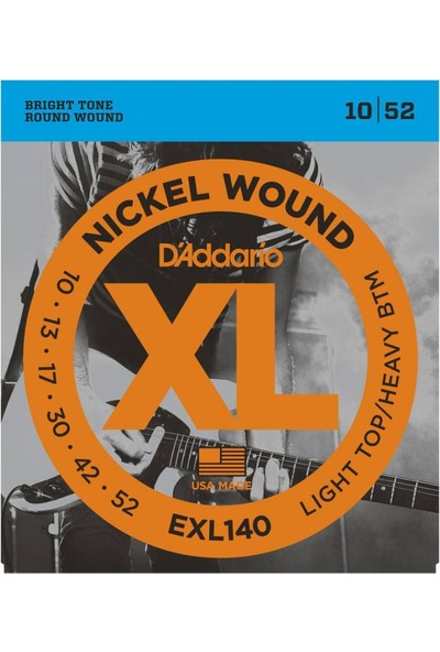 D'Addario EXL140 Elektro Gitar Teli (010-052) D'Addario EXL140 Elektro Gitar Teli (010-052)