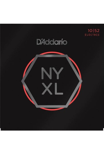 D'Addario NYXL1052 Nickel Wound Elektro Gitar Teli (10-52) D'Addario NYXL1052 Nickel Wound Elektro Gitar Teli (10-52)