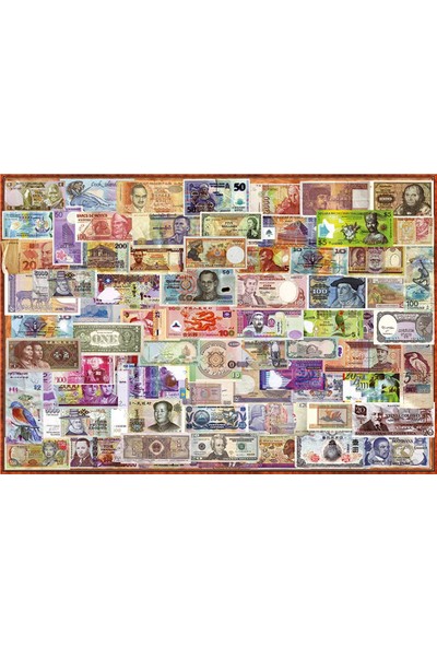Educa Puzzle 1000 Parça Dünya Banknotlar 17659 Educa Puzzle 1000 Parça Dünya Banknotlar 17659