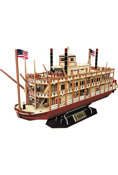 CubicFun 3D Puzzle Mississippi Buharlı Gemisi T4026H CubicFun 3D Puzzle Mississippi Buharlı Gemisi T4026H