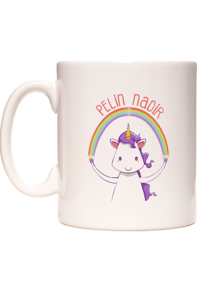 Unicorn Boynuzlu At İsme Özel Kupa Bardak Unicorn Boynuzlu At İsme Özel Kupa Bardak