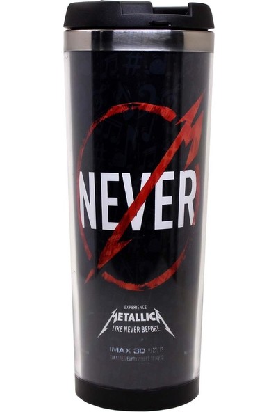 Modaroma Metallica Never Termos Bardak Modaroma Metallica Never Termos Bardak