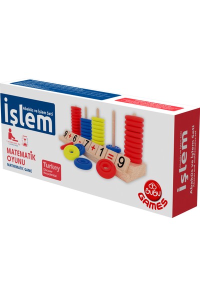 Bu-Bu Games Abaküs Ve İşlem Seti Bu-Bu Games Abaküs Ve İşlem Seti