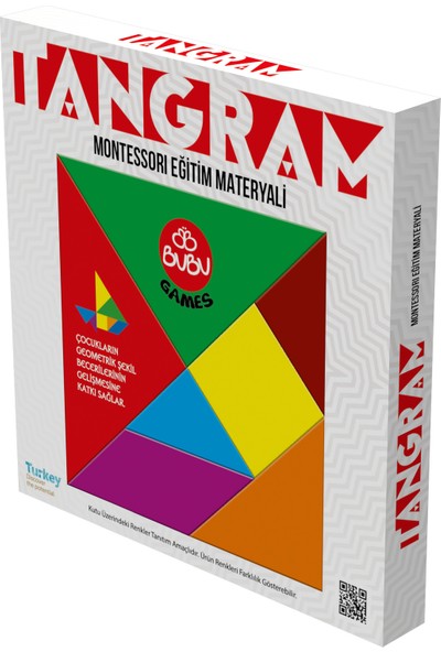Bu-Bu Games Renkli Tangram 17X17 Bu-Bu Games Renkli Tangram 17X17