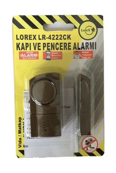 Lorex LR-4222CK Kapı Pencere Alarmı - Kahverengi Lorex LR-4222CK Kapı Pencere Alarmı - Kahverengi