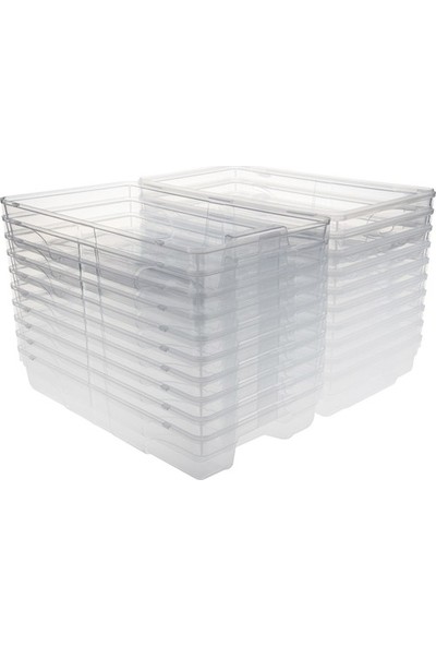 İkbalHome Erkek Ayakkabı Saklama Kutusu 10'Lu İkbalHome Erkek Ayakkabı Saklama Kutusu 10'Lu