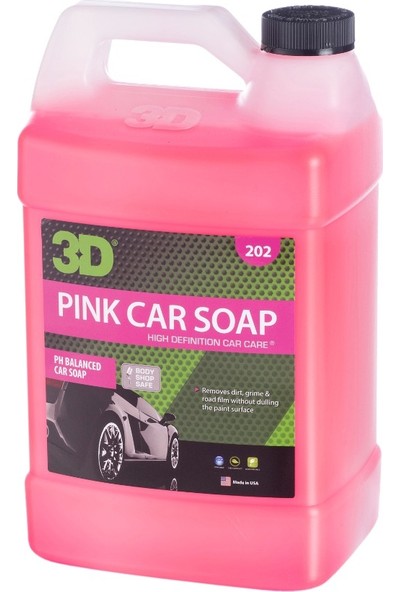 3D Pink Car Soap- PH Nötr, Araç Yıkama Şampuanı 3.79 lt. 202G01 3D Pink Car Soap- PH Nötr, Araç Yıkama Şampuanı 3.79 lt. 202G01
