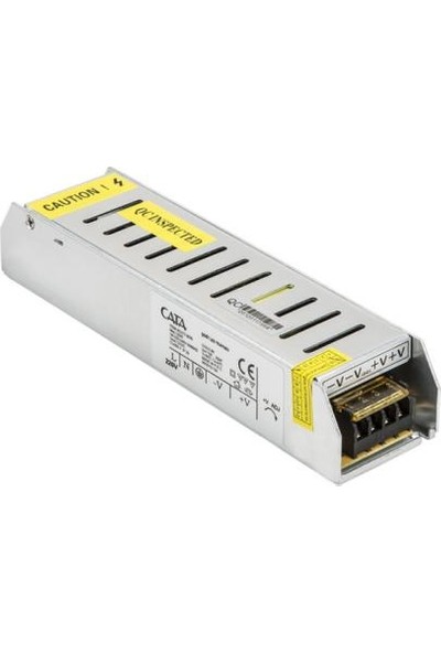 Cata Ct 2576 12 Volt 10 Amper(3Çip) Slim Tip Şerit Led Trafosu Cata Ct 2576 12 Volt 10 Amper(3Çip) Slim Tip Şerit Led Trafosu
