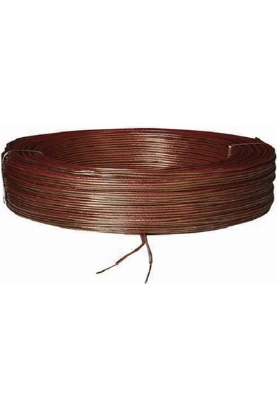 Tayfun 2X1,50Mm Hoparlör Ses Sistemi Kablosu Şeffaf Tayfun 2X1,50Mm Hoparlör Ses Sistemi Kablosu Şeffaf