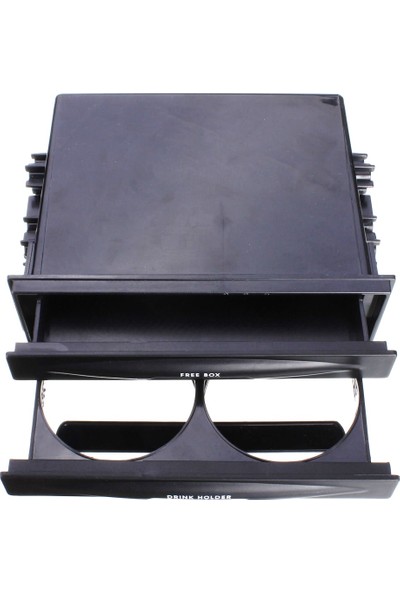 Auto Oto Bardaklık + Çekmeceli Cep Yuvası