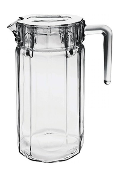 Paşabahçe 43274 Köşem Şeffaf Kapaklı Sürahi