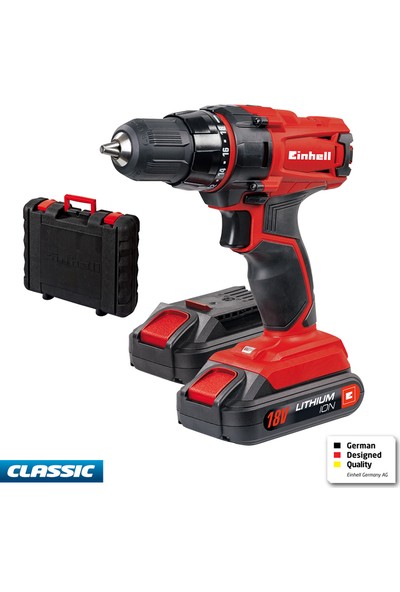 Einhell TC-CD 18-2 Lİ (2x1.3 Ah) Akülü Vidalama