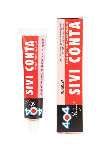 404 Sıvı Conta Kırmızı 45 Gr. 404 Sıvı Conta Kırmızı 45 Gr.