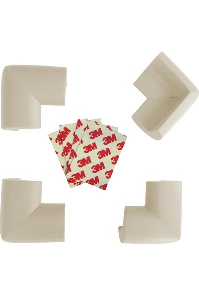 Agubugu Baby Köşe Koruyucu - Kauçuk 4'lü