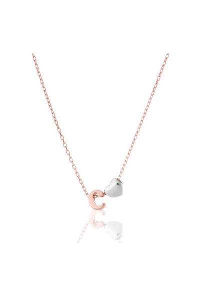 Papatya Silver Kişiye Özel Harf Kolye Pty100050