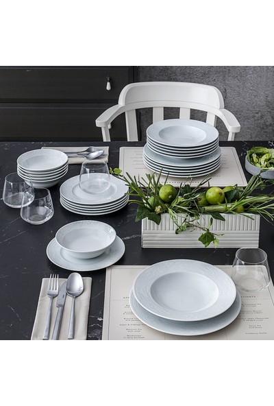 Güral Porselen Ruby 24 Parça 6 Kişilik Yemek Takımı Güral Porselen Ruby 24 Parça 6 Kişilik Yemek Takımı