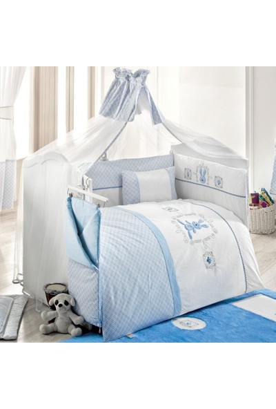 Kidboo Rabitto Blue 70*130 Cm Bebek Uyku Seti