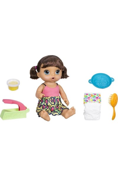 Baby Alive Spagetti Seven Bebeğim Kumral C0964 Baby Alive Spagetti Seven Bebeğim Kumral C0964