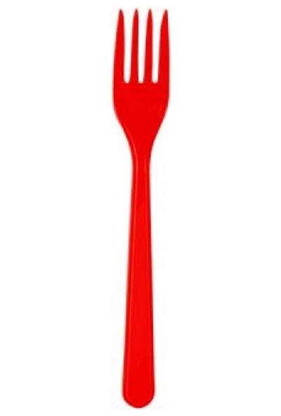 Roll-Up Kırmızı Plastik Çatal Roll-Up Kırmızı Plastik Çatal
