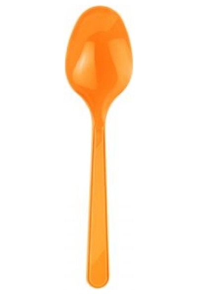 Roll-Up Turuncu Plastik Kaşık Roll-Up Turuncu Plastik Kaşık