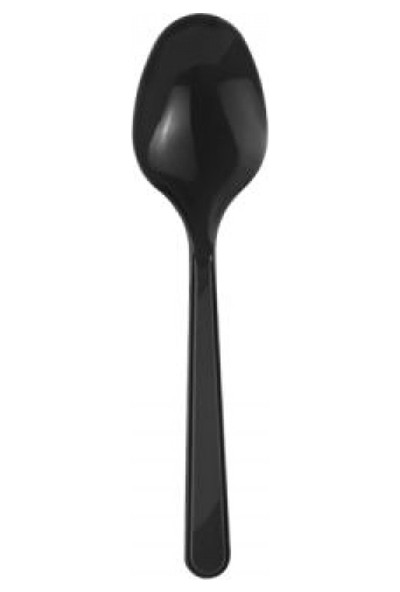 Roll-Up Siyah Plastik Kaşık