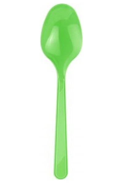 Roll-Up Yeşil Plastik Kaşık
