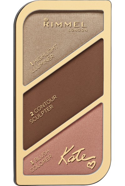 Rimmel London Kate Sculpting & Aydınlatıcı Kit Golden Bronzer Rimmel London Kate Sculpting & Aydınlatıcı Kit Golden Bronzer