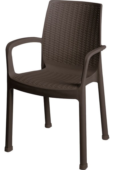 Estelia Rattan Royal Koltuk - Kahve Estelia Rattan Royal Koltuk - Kahve