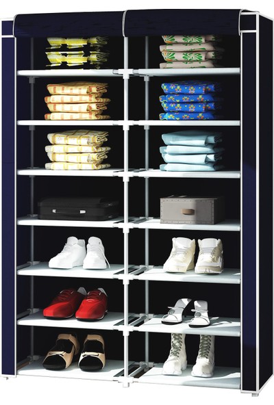 Teknor İki Bölmeli Bez Dolap Bez Ayakkabılık 2 Bölmeli