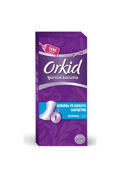 Orkid Günlük Ped Normal Tekli Paket 20 Ped Orkid Günlük Ped Normal Tekli Paket 20 Ped