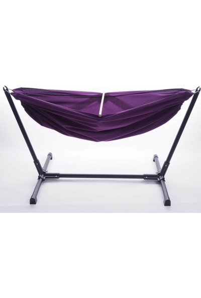 Svava Standlı Kayık Hamak (Mor)