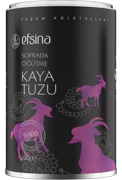 Efsina Kaya Tuzu Sofrada Öğütme 500 gr Efsina Kaya Tuzu Sofrada Öğütme 500 gr