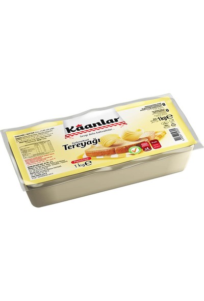 Kaanlar Geleneksel Tereyağı 1000 gr