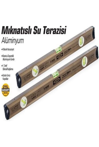 Sgs Alüminyum Su Terazisi Mıknatıslı 40 Cm Sgs1716 (1 Adet)