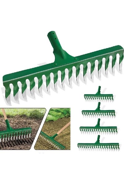 Sgs Prof. Çelik Burgulu Tırmık 20 Diş Sgs3111 (1 Adet)