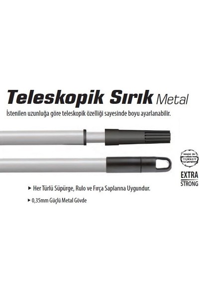 Sgs Teleskopik Metal 2Mt Sırık Sgs6202 (1 Adet) Sgs Teleskopik Metal 2Mt Sırık Sgs6202 (1 Adet)