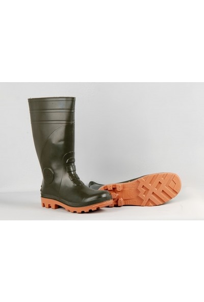 Gezer Çelik Burunlu S4 Uzun Çizme Haki 44 No (1 Çift)