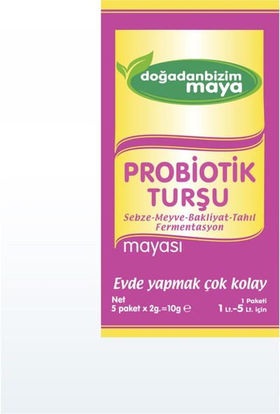 Doğadan Bizim Probiyotik Turşu Mayası 5'li Doğadan Bizim Probiyotik Turşu Mayası 5'li