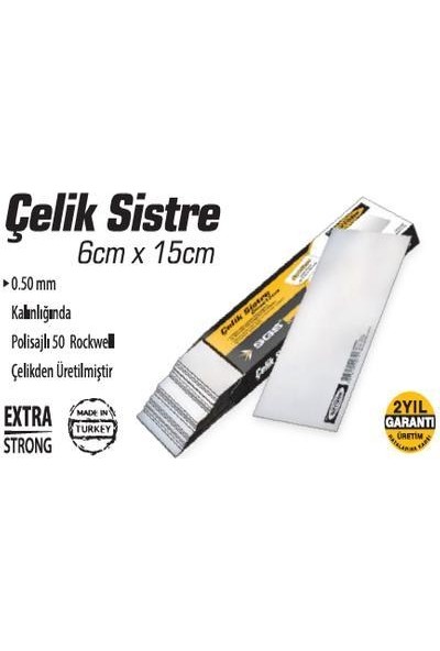 Sgs Çelik Sistre 6Cm*15Cm Sgs409 (1 Adet)