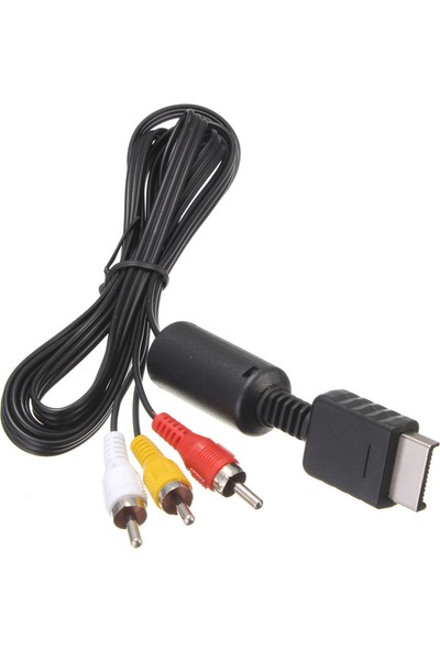 CresCent Playstation 2/3 TV Bağlantı Kablosu PS2/PS3 TV AV Kablo CresCent Playstation 2/3 TV Bağlantı Kablosu PS2/PS3 TV AV Kablo