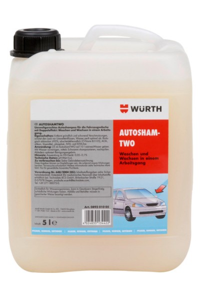 Würth Cilalı Araç Şampuanı 5 lt.