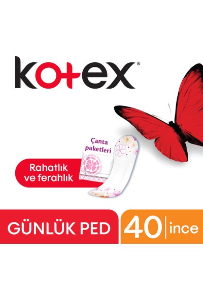 Kotex Lightdays Parfümlü 40'lı