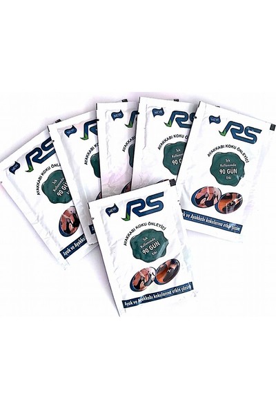 RS Ayak ve Ayakkabı Kokusu Önleyici Toz - 6 Adet