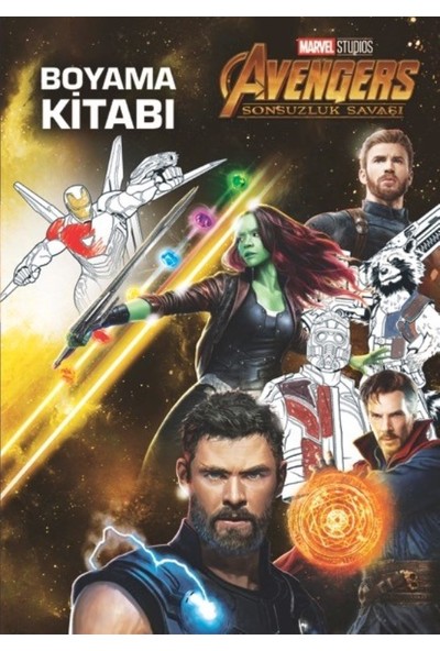 Marvel Avengers Sonsuzluk Savaşı Boyama Kitabı Marvel Avengers Sonsuzluk Savaşı Boyama Kitabı
