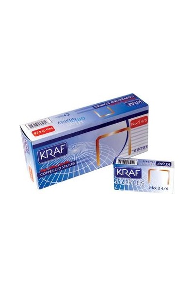 Kraf Zimba Teli 24/6 Sari 1000 Li 255G Kraf Zimba Teli 24/6 Sari 1000 Li 255G