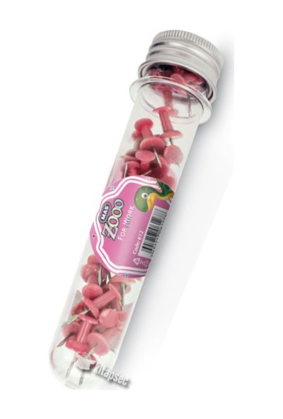 Mas Pembe Cam Tüpte Harita Çivisi (Kod 612)