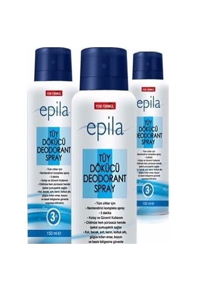 Epila Tüy Dökücü Deodorant (Yenilenmiş Formül)