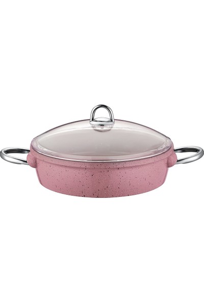 Taç Vision Dökum Tencere 26 cm Basık Pembe Taç Vision Dökum Tencere 26 cm Basık Pembe