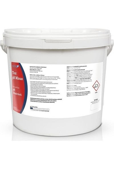 Wtr Toz Ph Düşürücü 10 Kg Havuz Kimyasalı