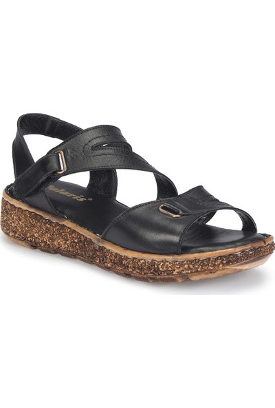 Polaris 81.111223.Z Siyah Kadın Deri Basic Comfort